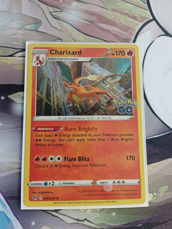 Charizard Holo - Pokemon GO (Gebraucht) in Altstätten SG für CHF 4.95 ...