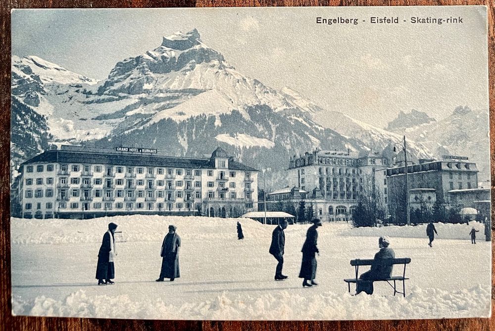 ENGELBERG - Eisfeld - Skating-Rink - Animation 1916... Schön | Kaufen ...