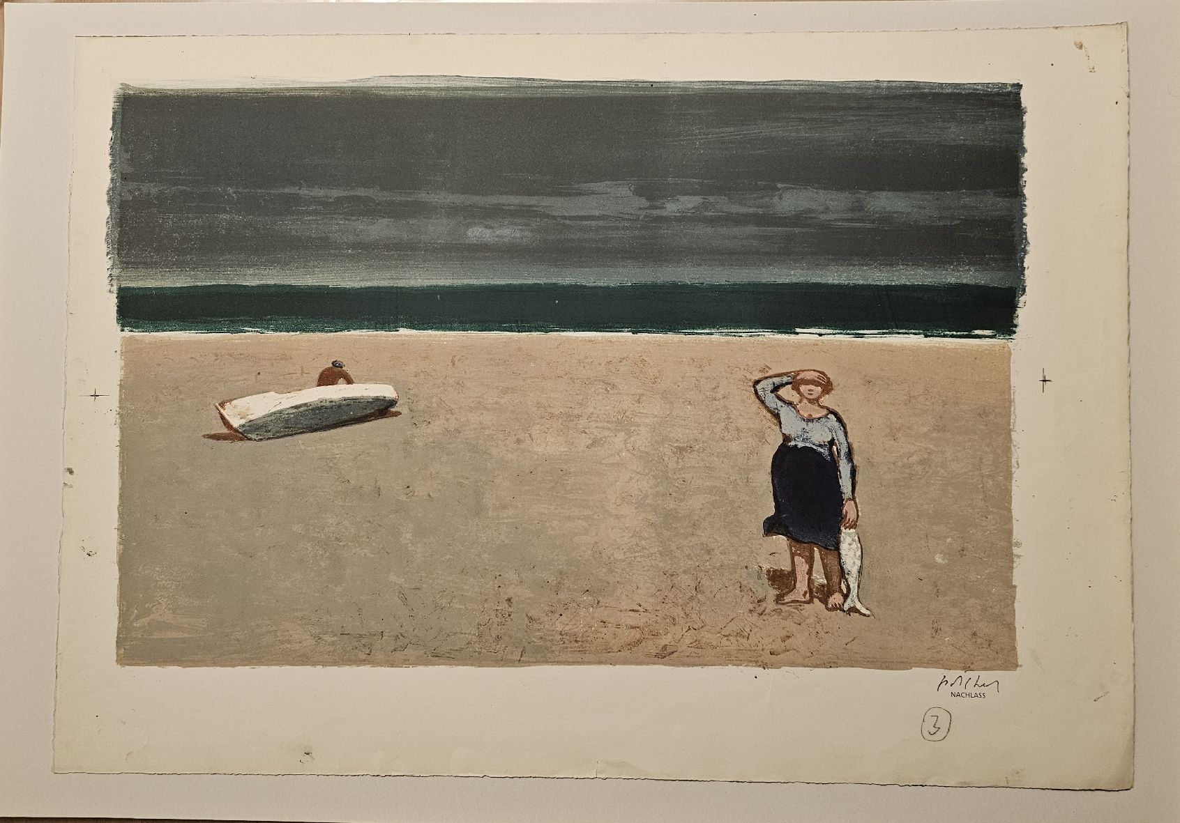 Hans Potthof Original Lithografie épreuve d'artiste 90x63cm (Gebraucht ...