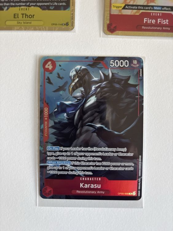 One Piece TCG: OP05 🔥 lot of 3 carda (Neu und originalverpackt) in ...