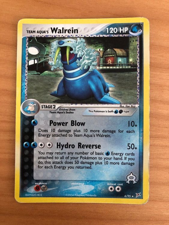 Team Aqua's Walrein 6/95 EN, EX : Team Magma VS Team Aqua | Kaufen auf Ricardo