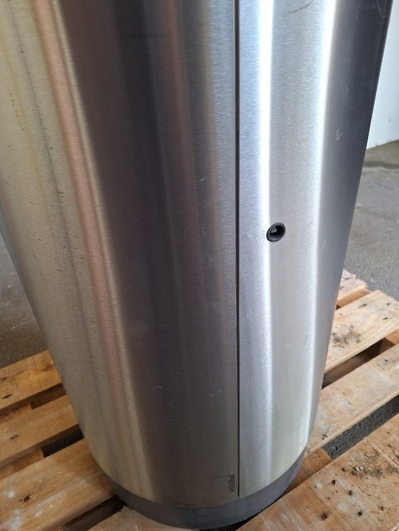 Grosser Chromstahl Abfallbehälter Feuerfest Swiss abfallhai (Gebraucht ...