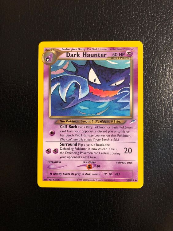 Neo Destiny Dark Haunter 36/105 Ab 1 (Gebraucht) in Paradiso für CHF 4 ...