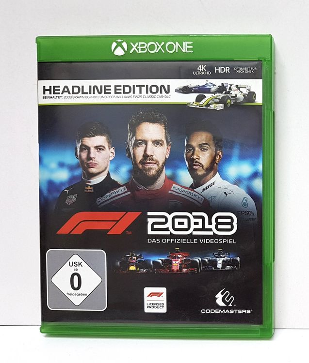 F1 2018 Formula One World Championship Xb One (Gebraucht) in Schüpfheim ...