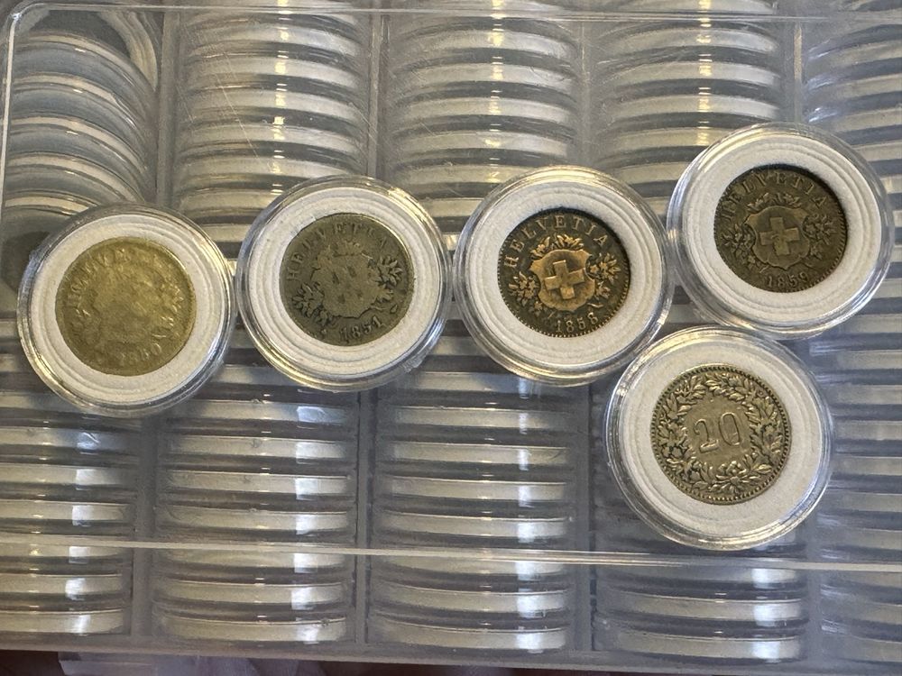 Swiss Coin Collection 20 Rappen 1850-2020 komplet | Kaufen auf Ricardo