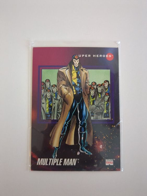 1 x Karte 1992 Marvel Super Heroes - Multiple Man (Neu (gemäss ...