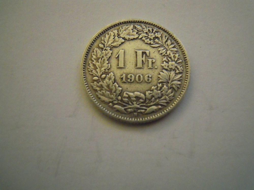 1 Fr. 1906 ss+ selten in dieser Erhaltung (Gebraucht) in Kriegstetten für CHF 2.3 – mit ...