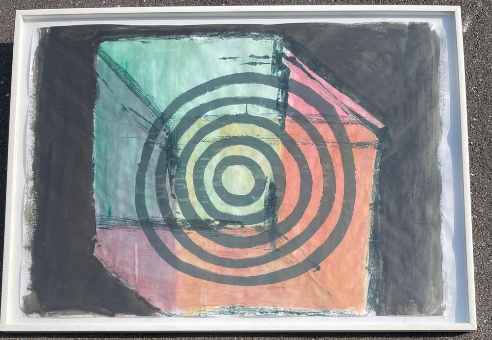 Grosse Moderne Mischtechnik unleserlich Signiert (Gebraucht) in Root für CHF 19 – mit Lieferung ...