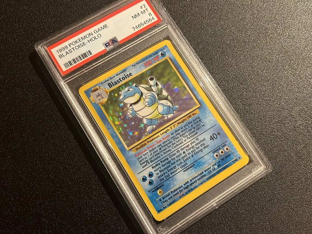 ‼️🚨5-Tage-Auktion🚨‼️ | Pokémon Blastoise 4/102 PSA 8🐢 (Gebraucht) in ...