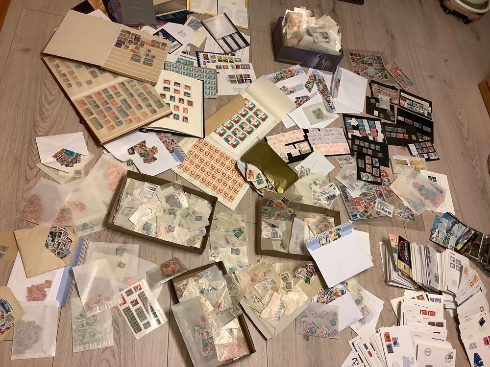 Lot Schweiz, ab alt, 2 1/2 kg lose Marken, 500 FDC und, und. | Acheter ...