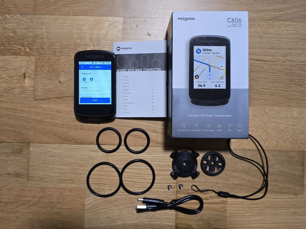 Magene C606 Smart GPS Bike Computer - Neuwertig, Top! (Neu (gemäss ...