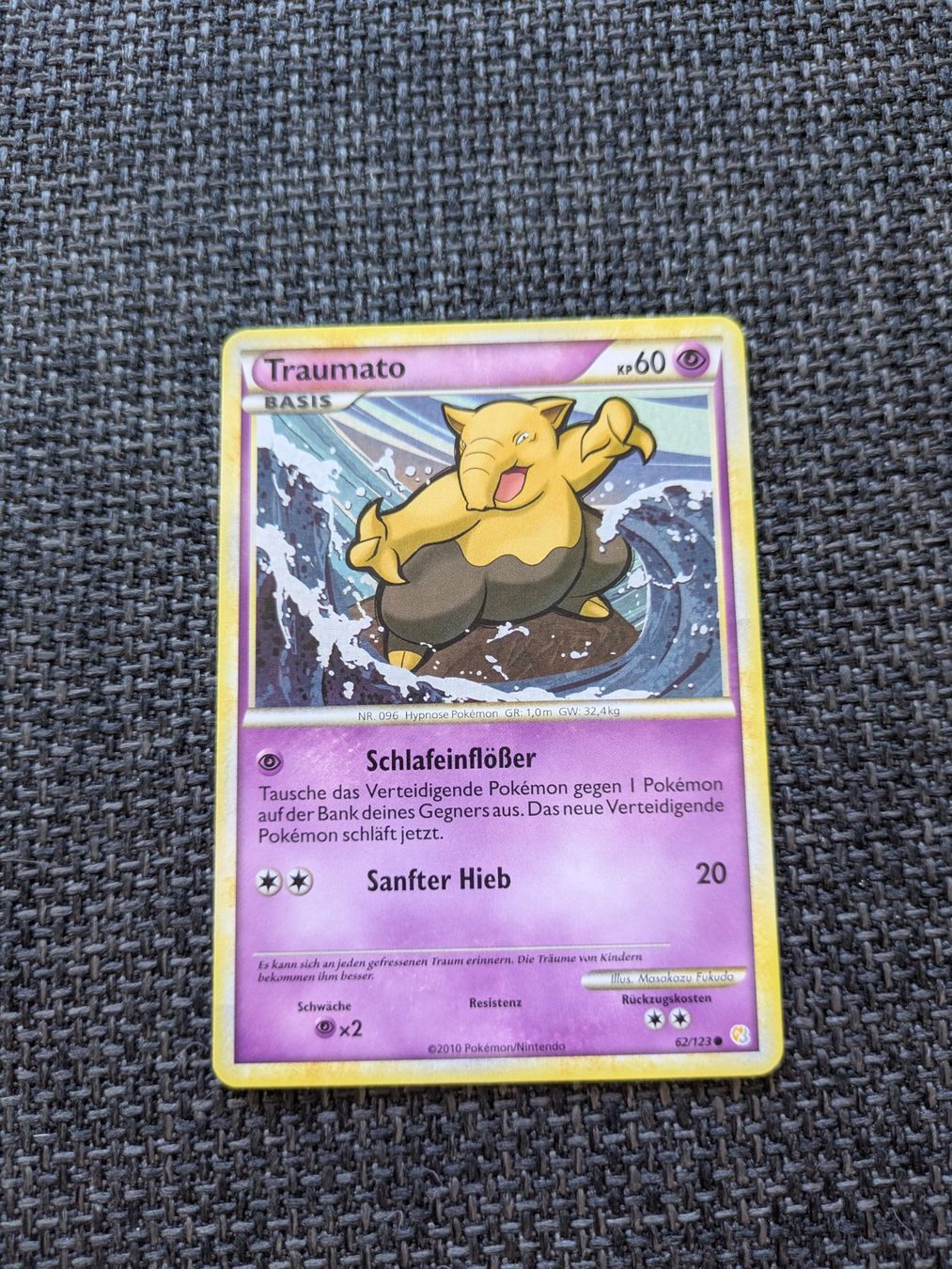 DROWZEE (TRAUMATO), HG & SS, HS62, COM, 2010, GER, GD (Gebraucht) in ...