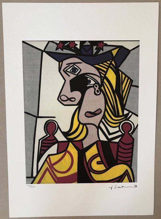Roy Lichtenstein: Picasso Woman 107/150 | Kaufen auf Ricardo