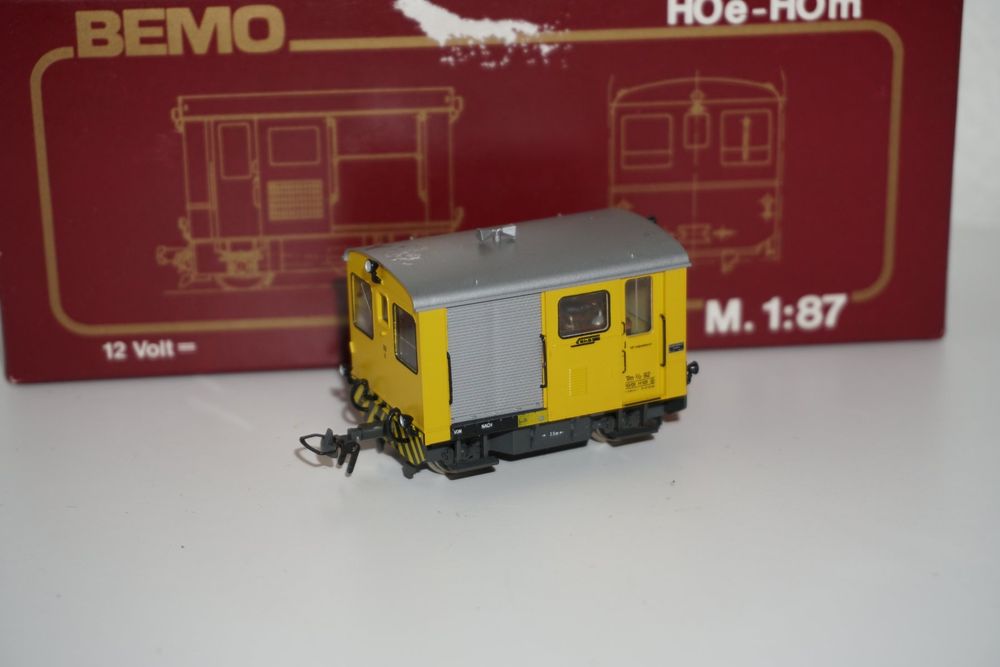 BEMO 1274 192 - RhB Tm 2/2 92 Rangiertraktor gelb H0m (Gebraucht) in ...