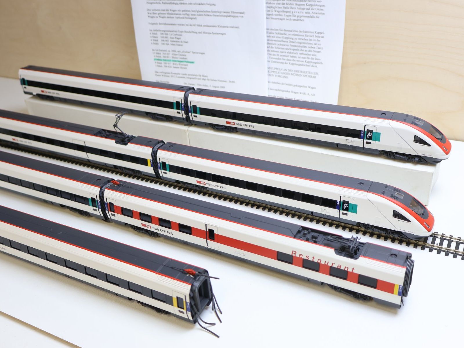 Hui Modellbau SBB ICN Schnellzug H0 - Limitiert auf 7 Stück (Gebraucht ...