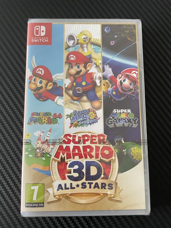 Nintendo Switch Super Mario 3D All Stars sealed (Neu und ...