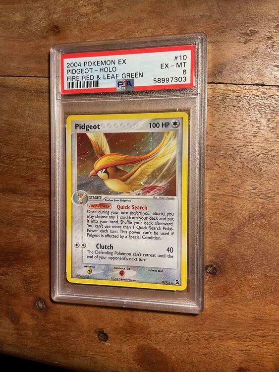 Carte Pokémon Pidgeot holo, PSA 6 Fire Red Leaf Green (2004) (Gebraucht ...