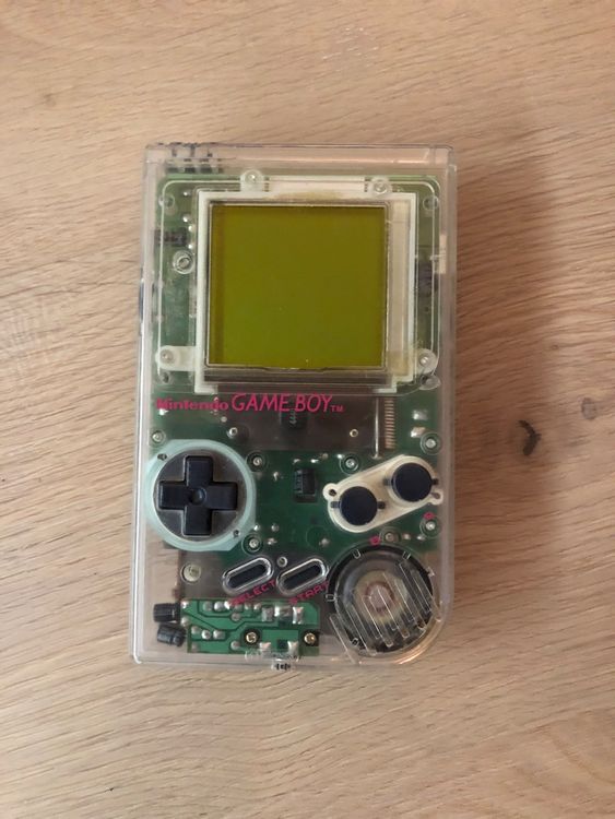 Nintendo Game Boy Classic transparent OHNE DISPLAYABDECKUNG (Gebraucht ...