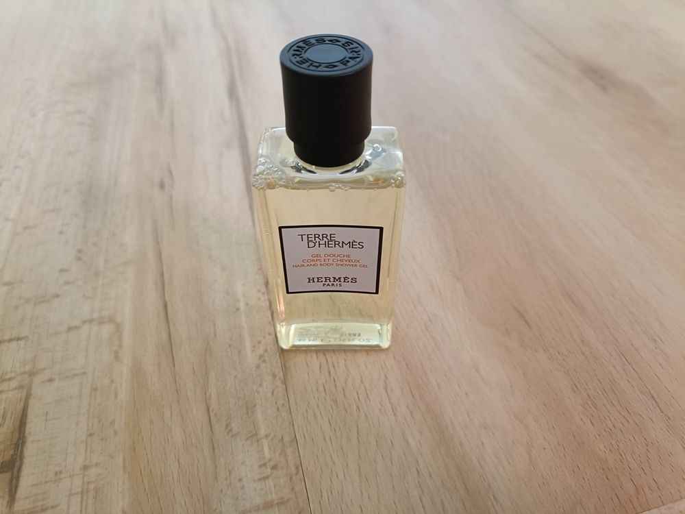 Terre d'Hermès HAIR AND BODY SHOWER GEL, 40ML (Neu und originalverpackt ...
