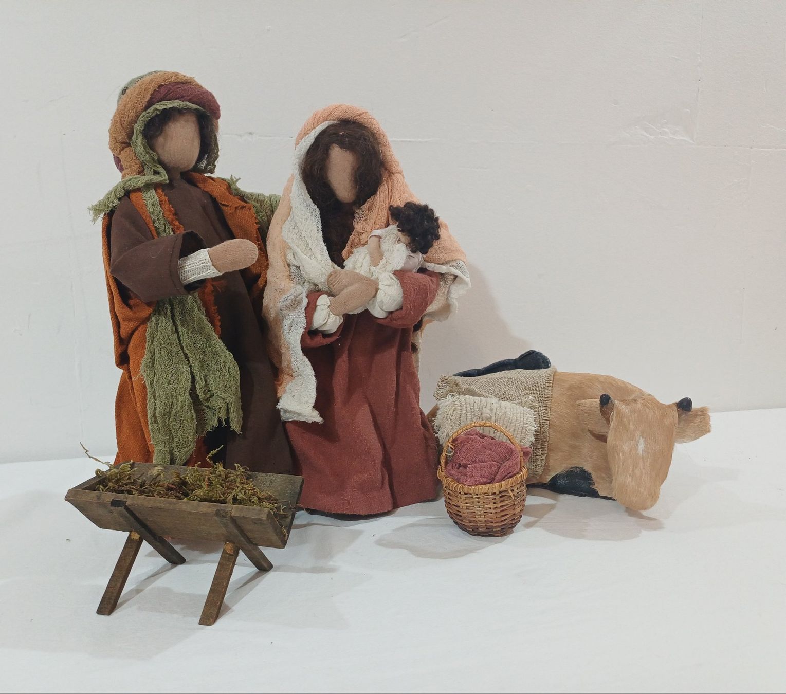 Schwarzenberger Krippenfiguren: Maria & Josef mit Ochse (Gebraucht) in ...