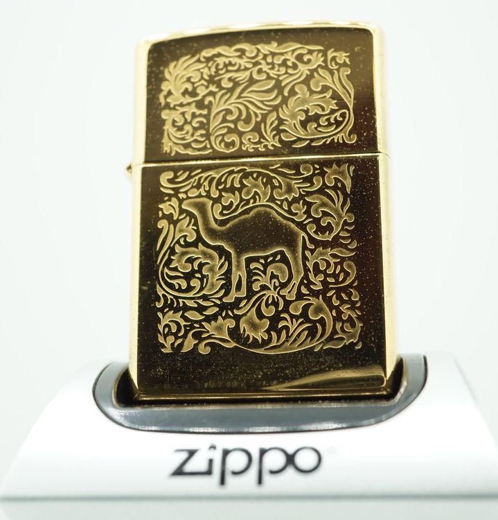 ZIPPO® CAMEL® BEIDSEITIG-SOLID BRASS - 1996 - RAR-UNGEZÜNDET | Kaufen auf Ricardo