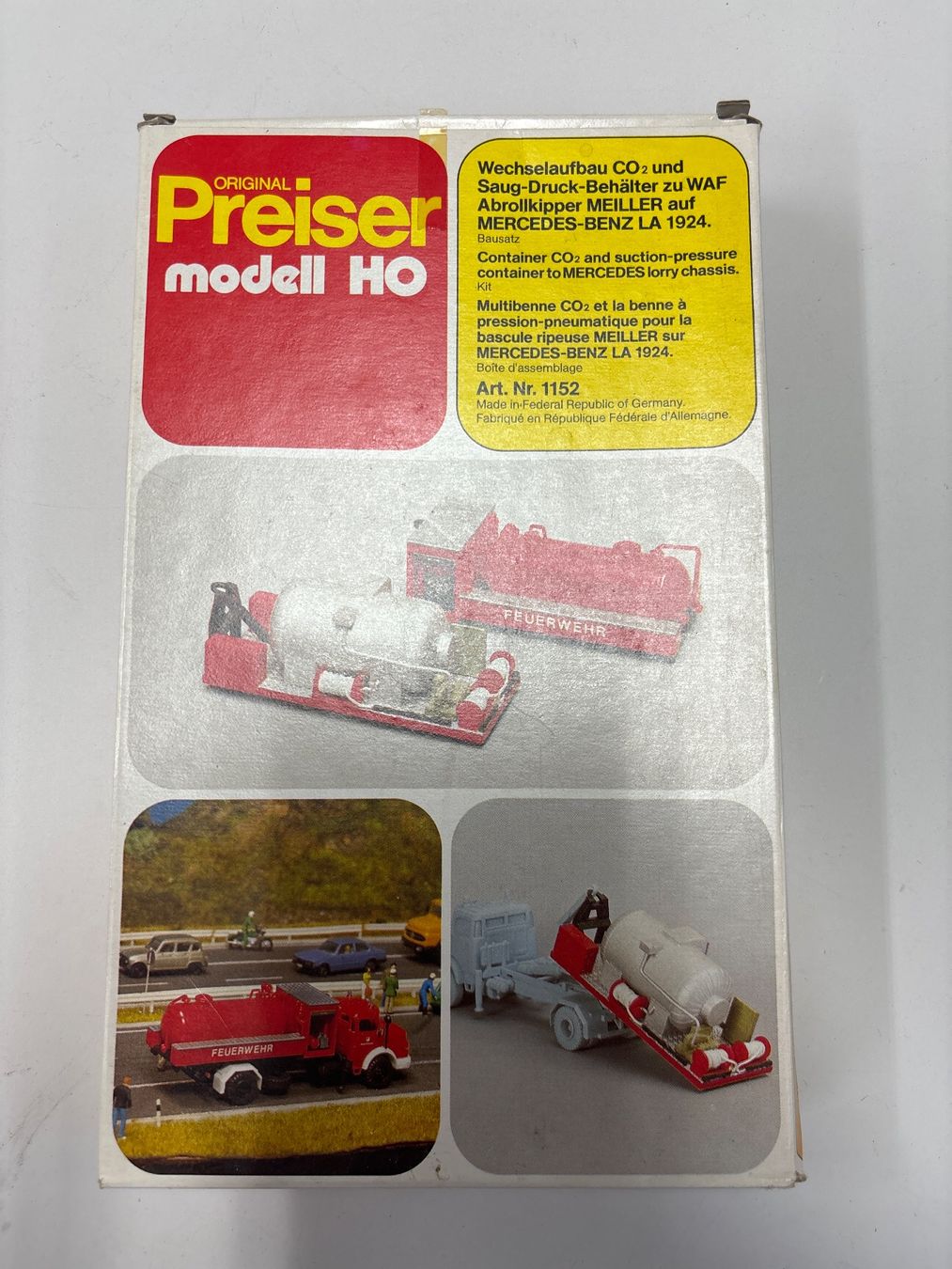 Original Preiser modell HO, Wechselaufbau CO2 (Gebraucht) in Bern für ...