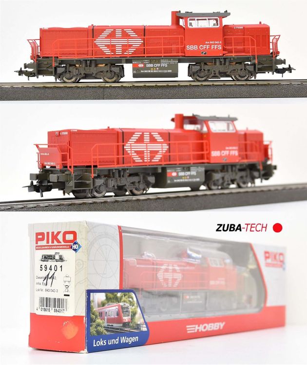 Piko 59401 Diesellok Am 843 SBB H0 GS OV | Comprare su Ricardo