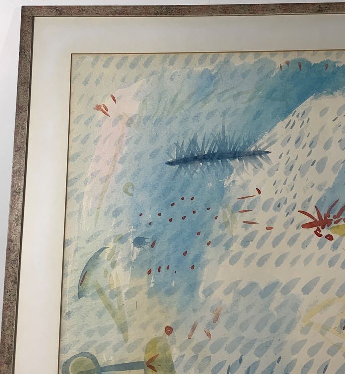 Maria Uebersax (1899-1989) grosses Aquarell | Kaufen auf Ricardo