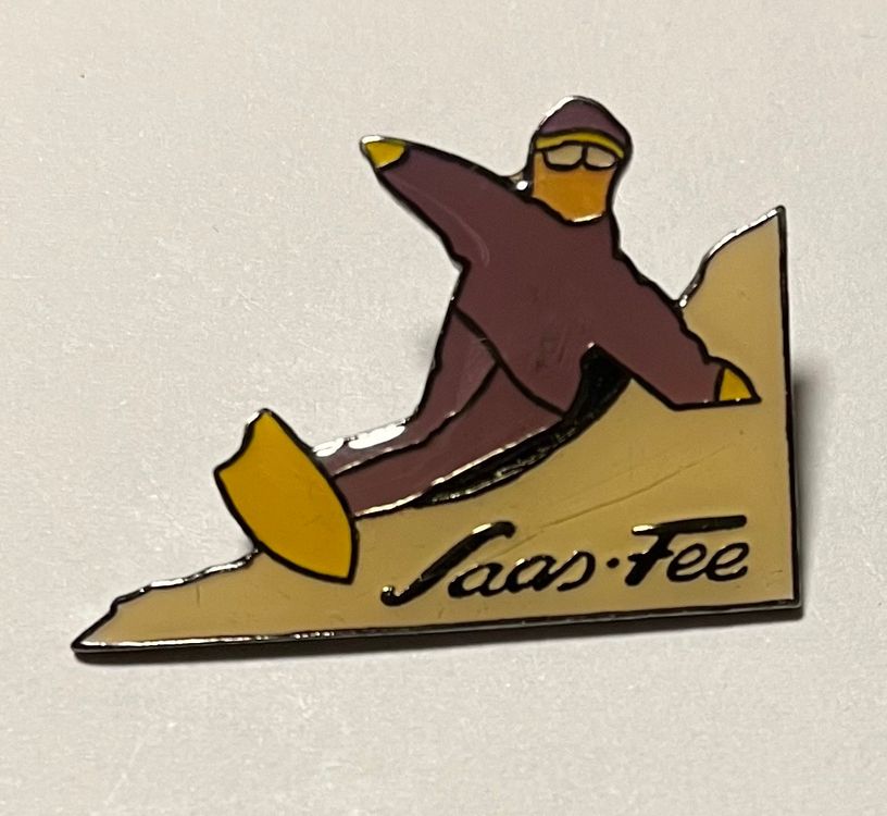 Vintage Snowboard Pin Saas-Fee 🏂🏼 (Gebraucht) in Altdorf UR für CHF 9 ...