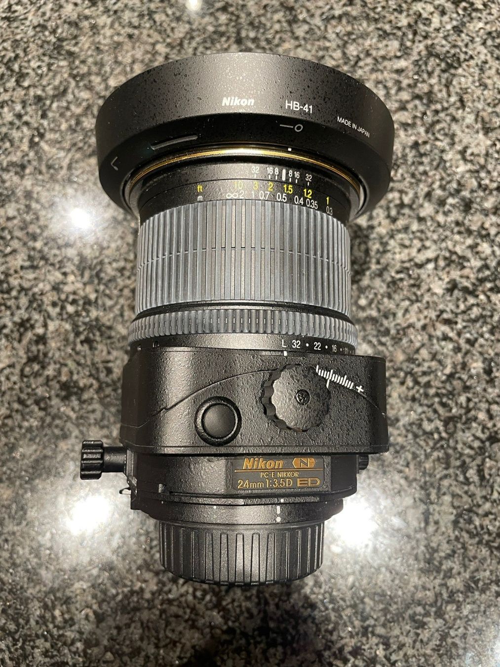 Nikon PC-E Nikkor 24mm f/3.5D ED Tilt/Shift Objektiv Top!... (Gebraucht ...