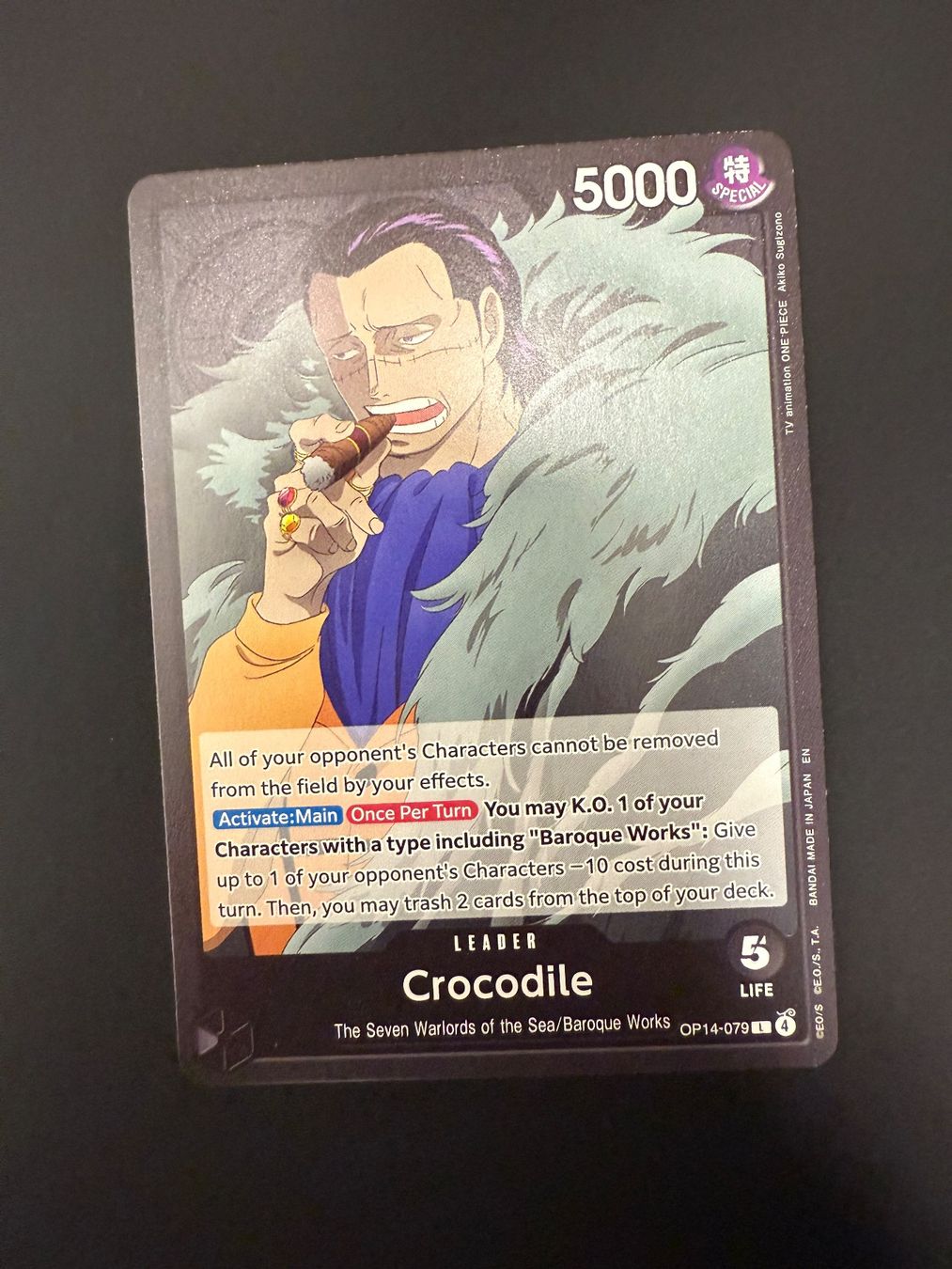 One Piece - Crocodile OP14-079 Leader -EN 🇬🇧 Ab 1.- (Neu (gemäss ...