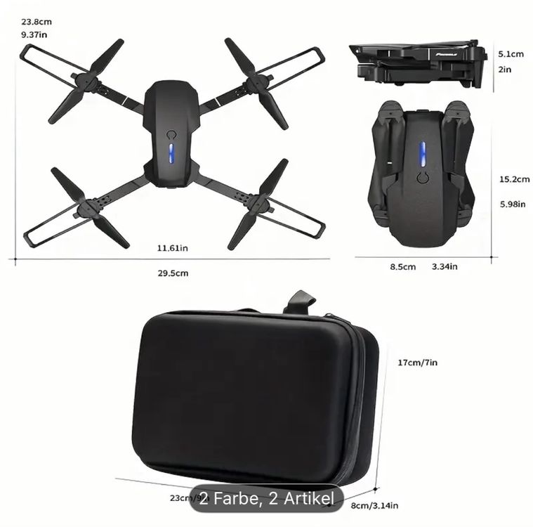 Neue E88 Pro Drohne mit 4K Kamera, ideal für die Winterfotos (Neu und originalverpackt) in Rüti ...