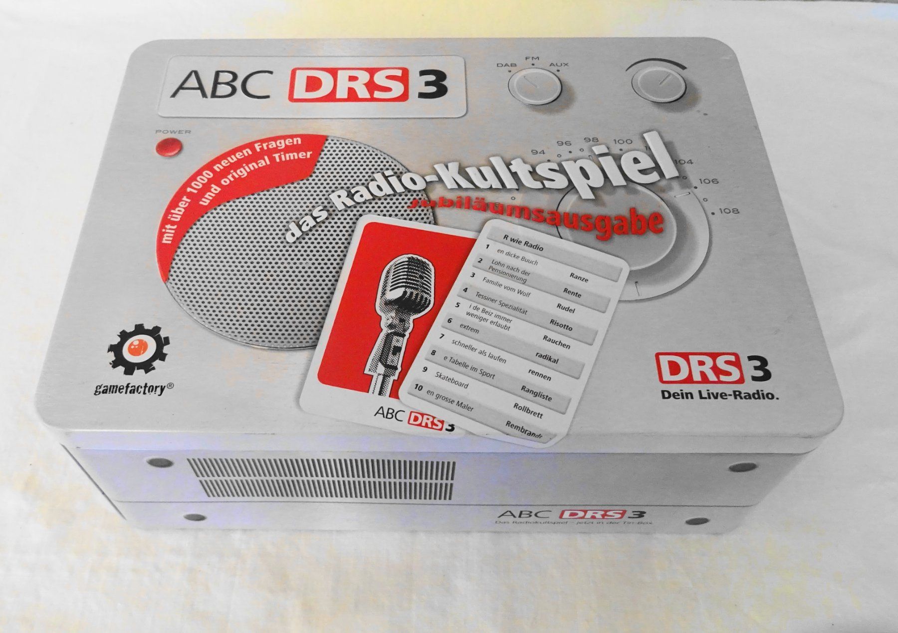 ABC DRS 3 - Das Radio-Kultspiel in Tin-Box Jubiläumsausgabe (Gebraucht ...
