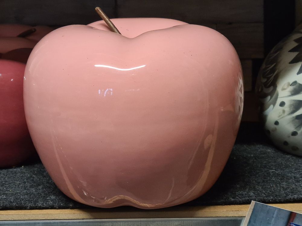 Deko Apfel Keramik Gross