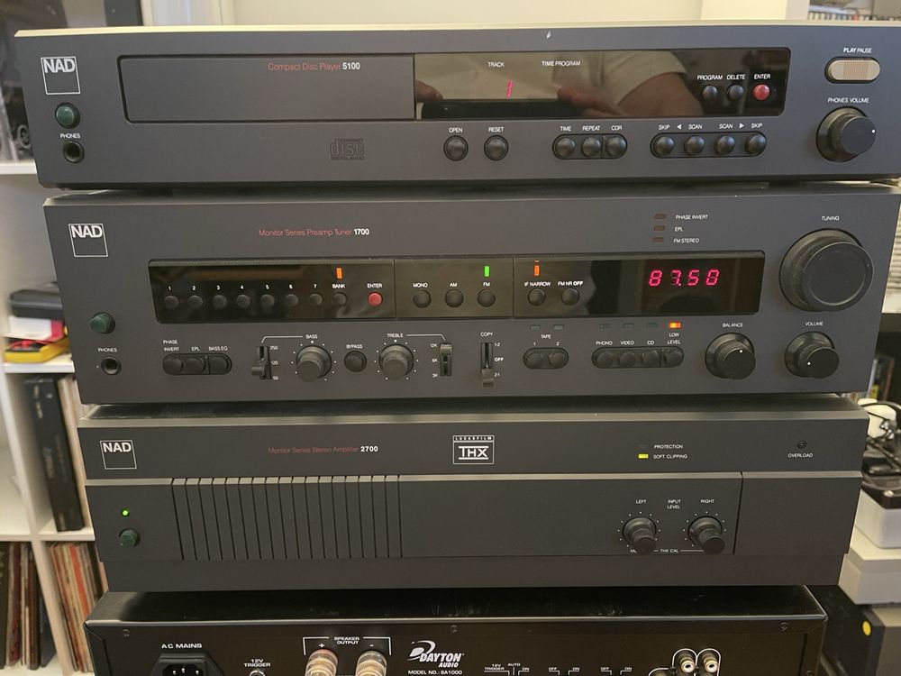 NAD CD-Player 5100 / PreampTuner 1700 / NAD Amp 2700 - TOP (Gebraucht ...