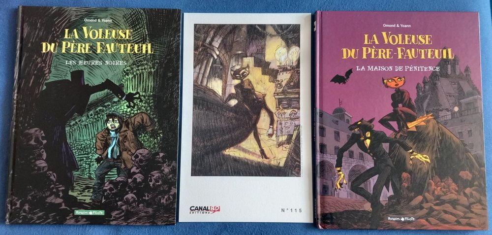 Lot de 2 x BD La Voleuse du Père - Fauteuil + exlibris (D'occasion) à ...