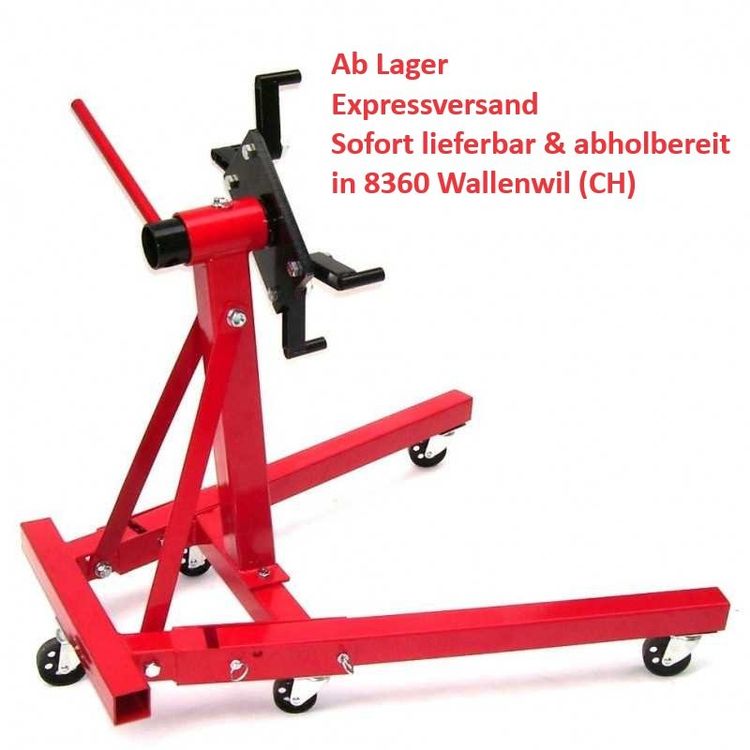 06170 - Motorhalter 900kg Motorständer Montagestand (Neu und ...