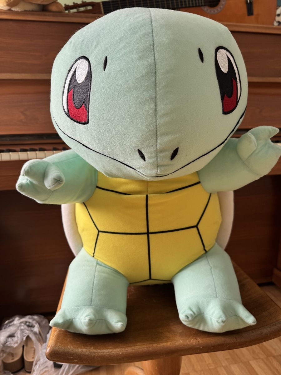 Peluche Squirtle originale Pokémon Gigante 50cm (Nuovo (secondo la ...