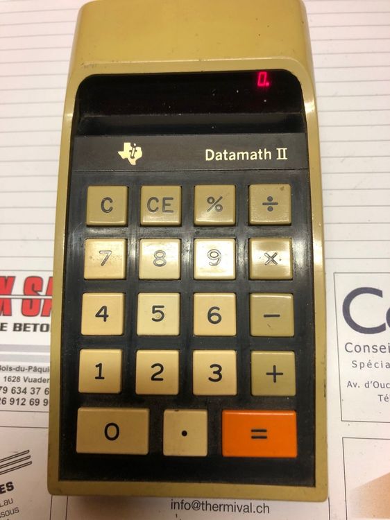 Calculette (Gebraucht) in Muraz für CHF 46 – mit Lieferung auf Ricardo ...