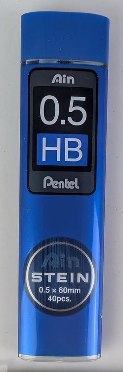 Pentel Ain Stein Minen 0.5 HB x 60mm - 40 Stück - NEU, OVP (Neu und ...