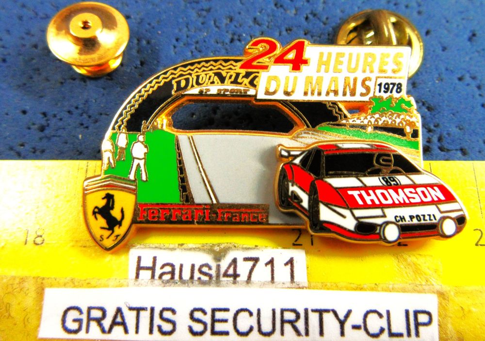 FERRARI THOMSON RACING-CAR 24H LEMANS DOPPEL-PIN A.BERTRAND | Kaufen ...