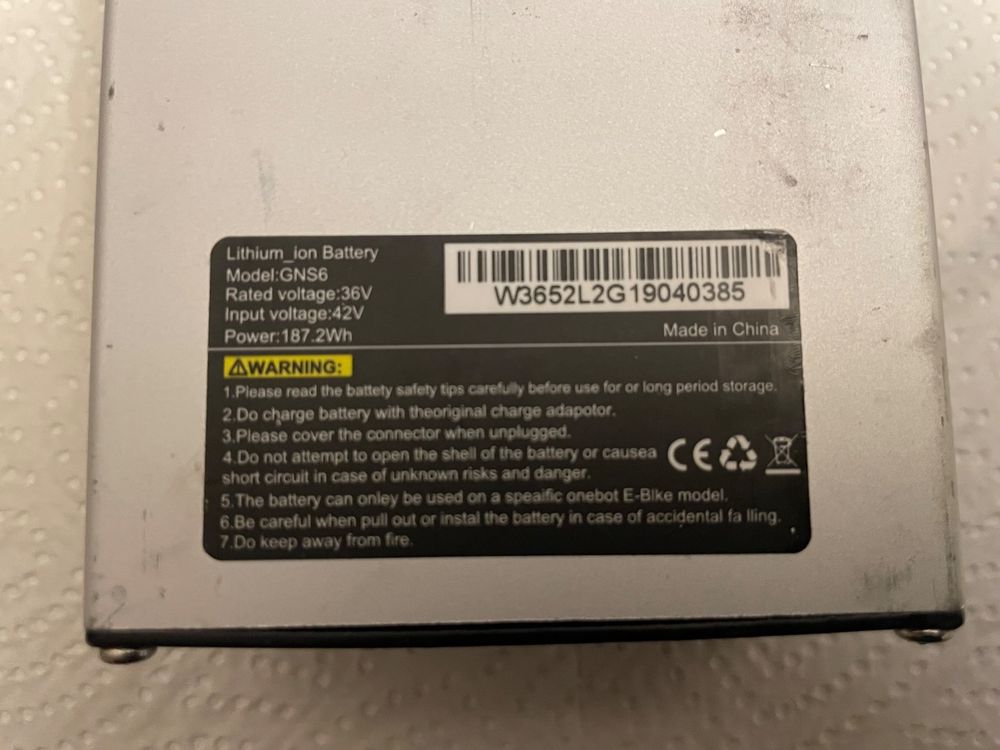 GNS6 - Akku E-Bike Elektrovelo Flyer - Batterien (Defekt) in für CHF 29 ...