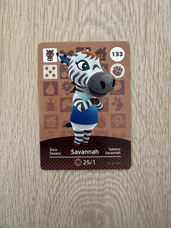 Amiibo Karte Animal Crossing Zara Nr. 133 | Kaufen auf Ricardo