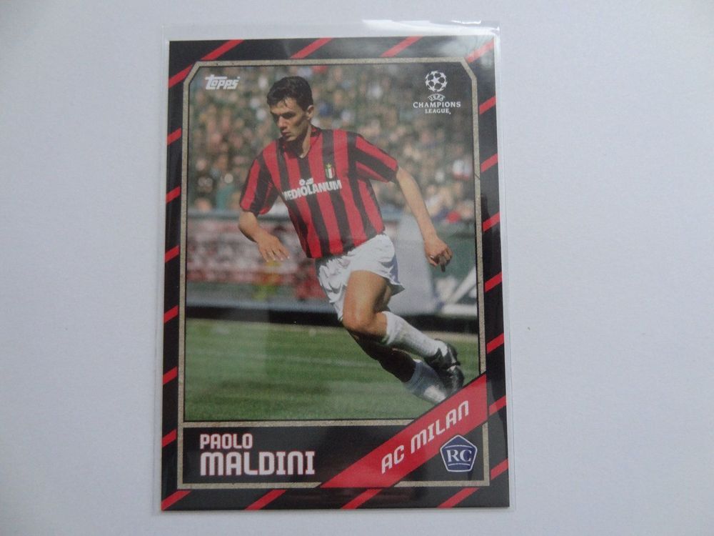 topps Maldini AC Milan The Lost Rookie Trading Card (Neu (gemäss ...