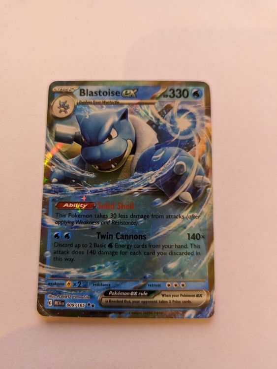Blastoise EX - 151 Pokemon - EN (Gebraucht) in Oberuzwil für CHF 3.5 ...