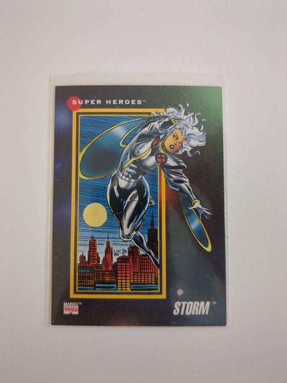 1 x Karte 1992 Marvel Super Heroes - Storm (Neu (gemäss Beschreibung ...