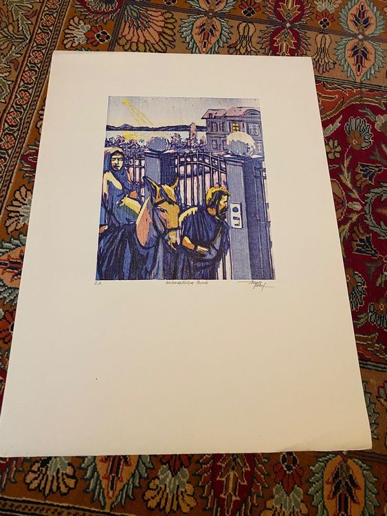 Arnold Imhof Holzschnitt (Gebraucht) in Münchwilen TG für CHF 30 – mit Lieferung auf Ricardo kaufen