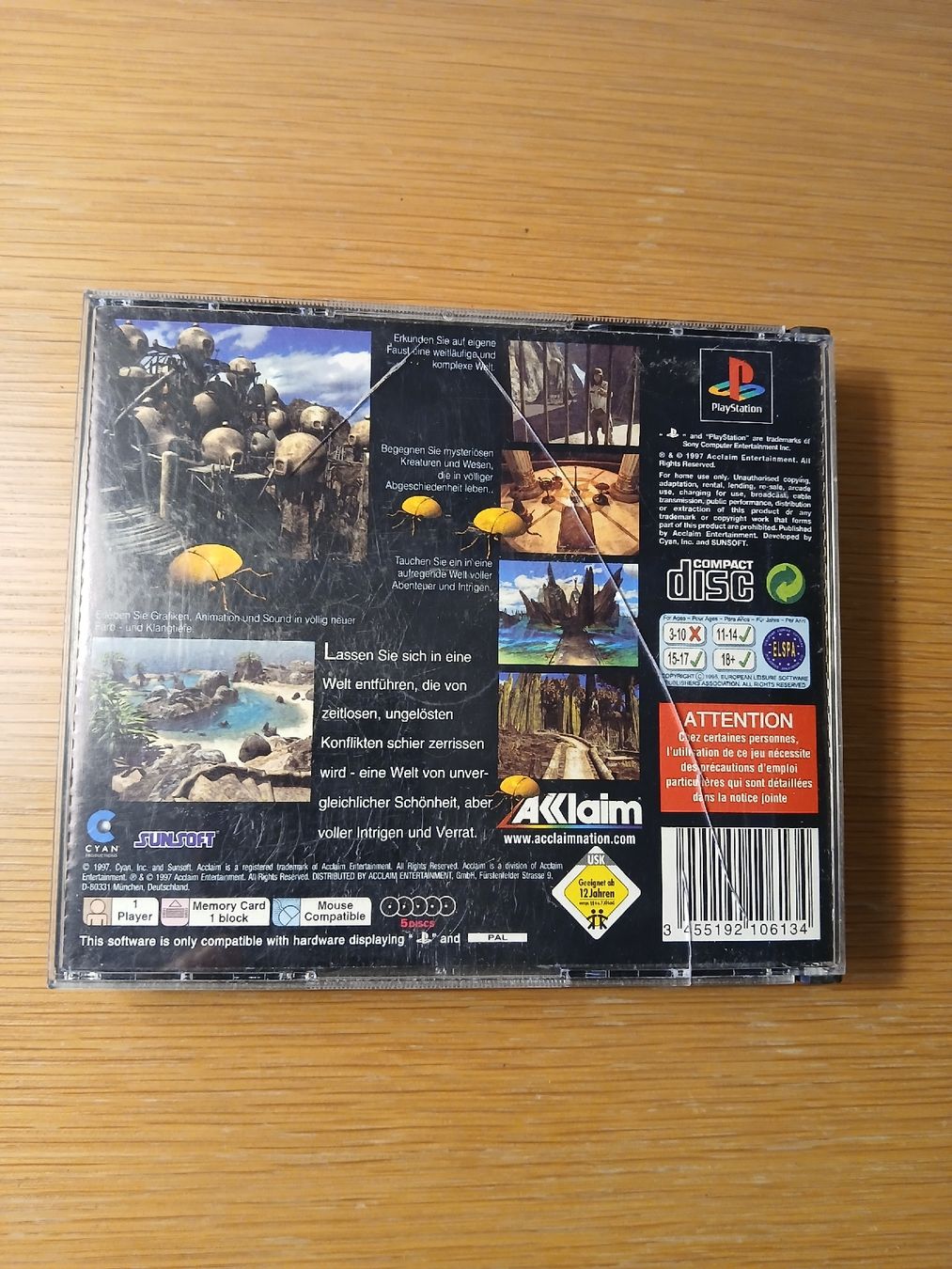 Riven: The Sequel to Myst - Playstation 1 (Gebraucht) in Richterswil ...