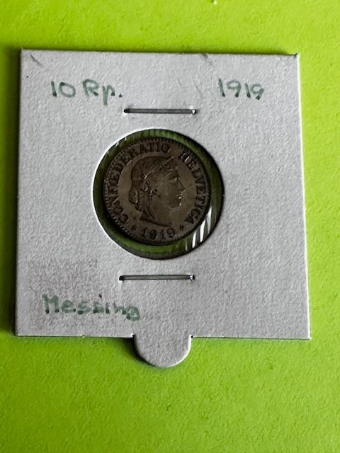 Räppler 10 Messing 1919 (Gebraucht) in Bassersdorf für CHF 60 – mit ...