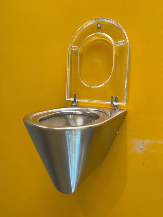 WC aus Chromstahl Nr. 1 | Kaufen auf Ricardo